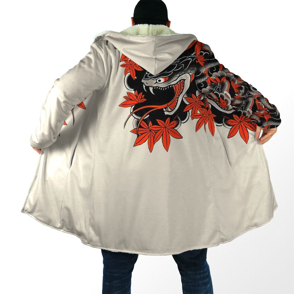 Irezumi Hooded Samurai Oni Cloak – Multiple Designs - Dragon Z Fit